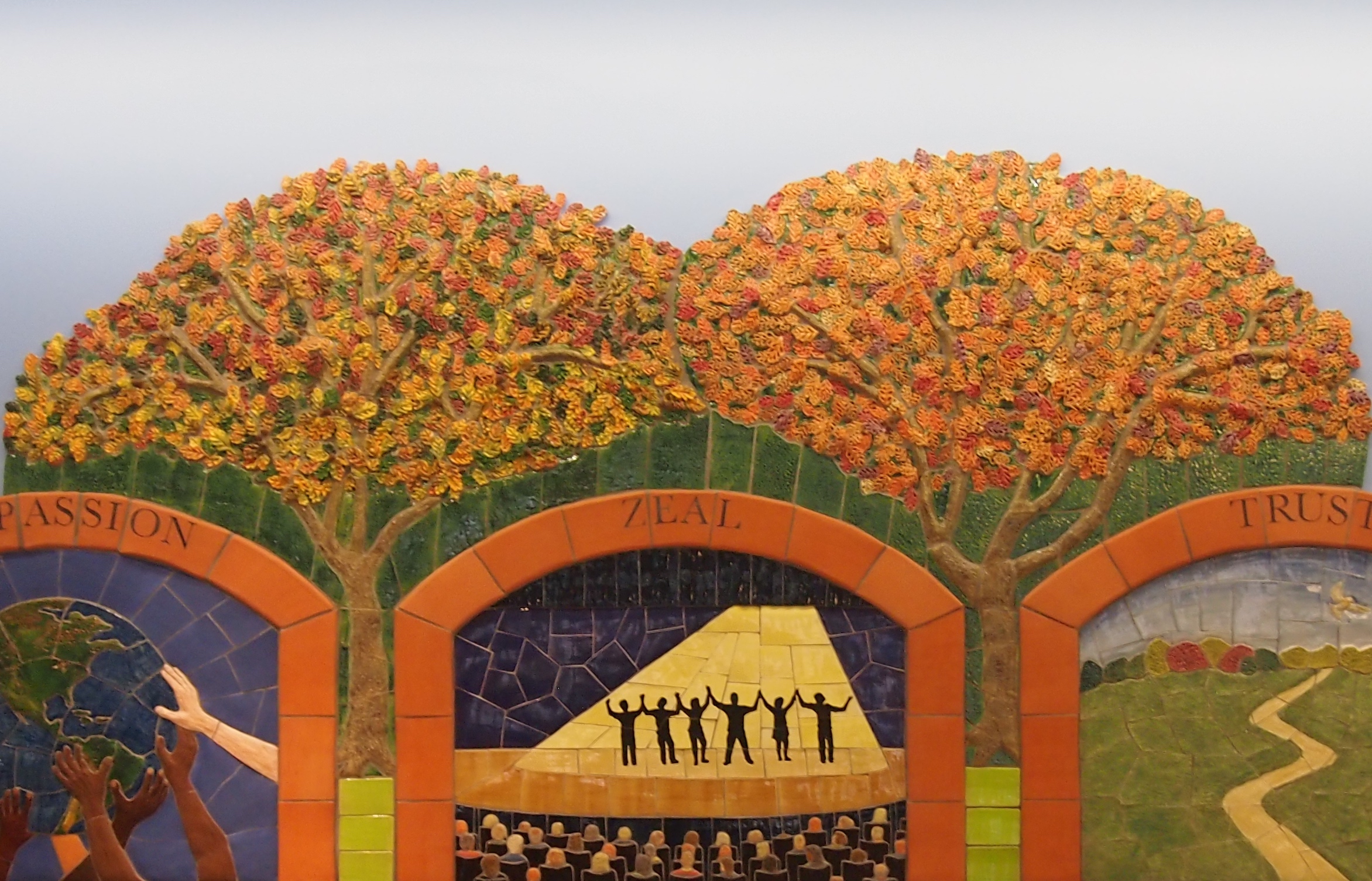 Donor Wall Tree Symbolism | Karen~Singer~Talks~Tile